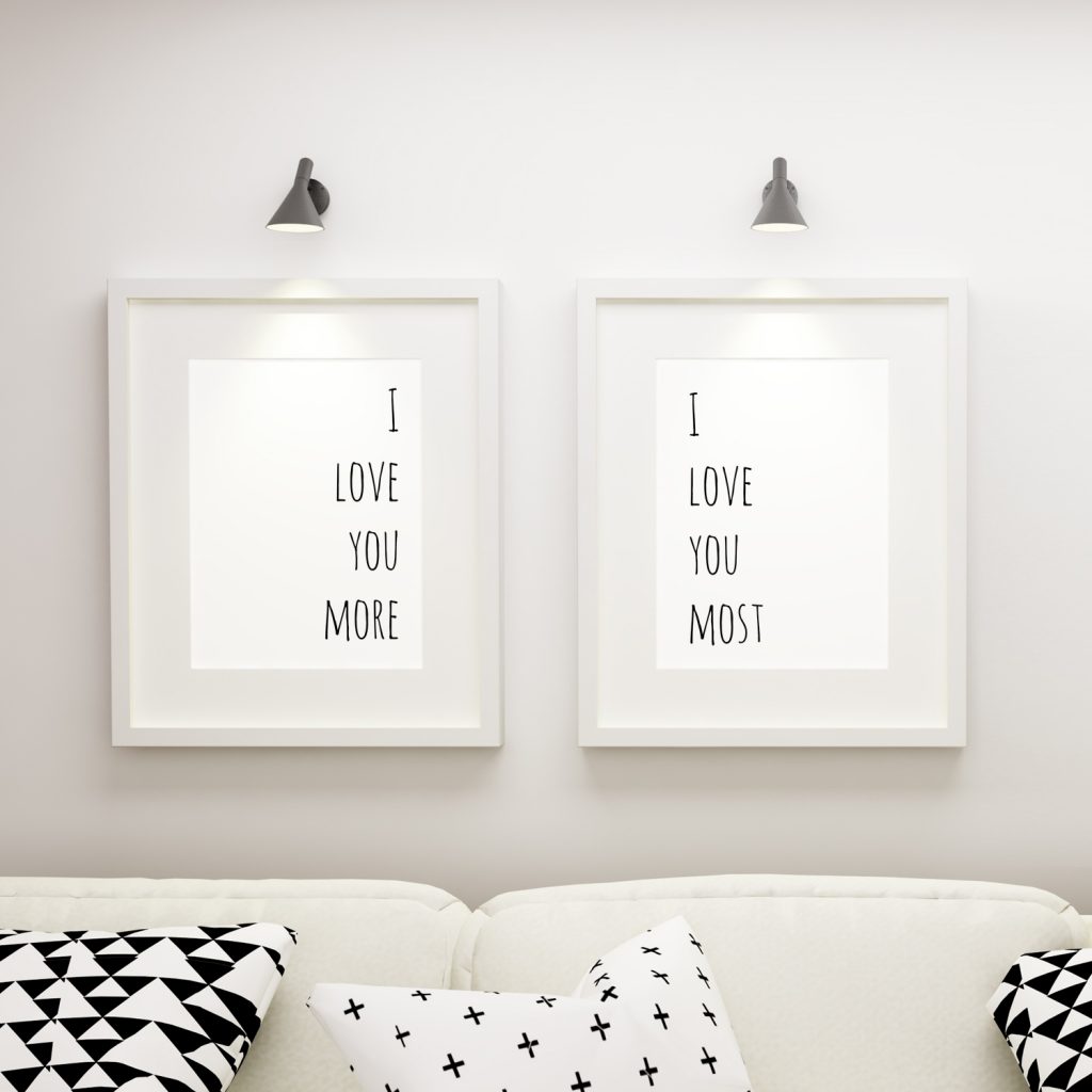 I Love You More, I Love You Most Handwritten Print Set – Southbound Market