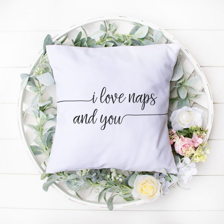 I Love Naps and You Throw Pillow – Southbound Market
