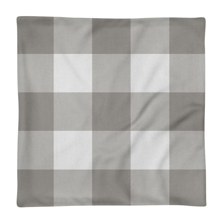 Grey Buffalo Check Throw Pillow – Southbound Market