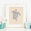 Vintage Sea Turtle Art Print – Southbound Market