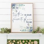 Together is Our Favorite Place to Be Art Print – Southbound Market