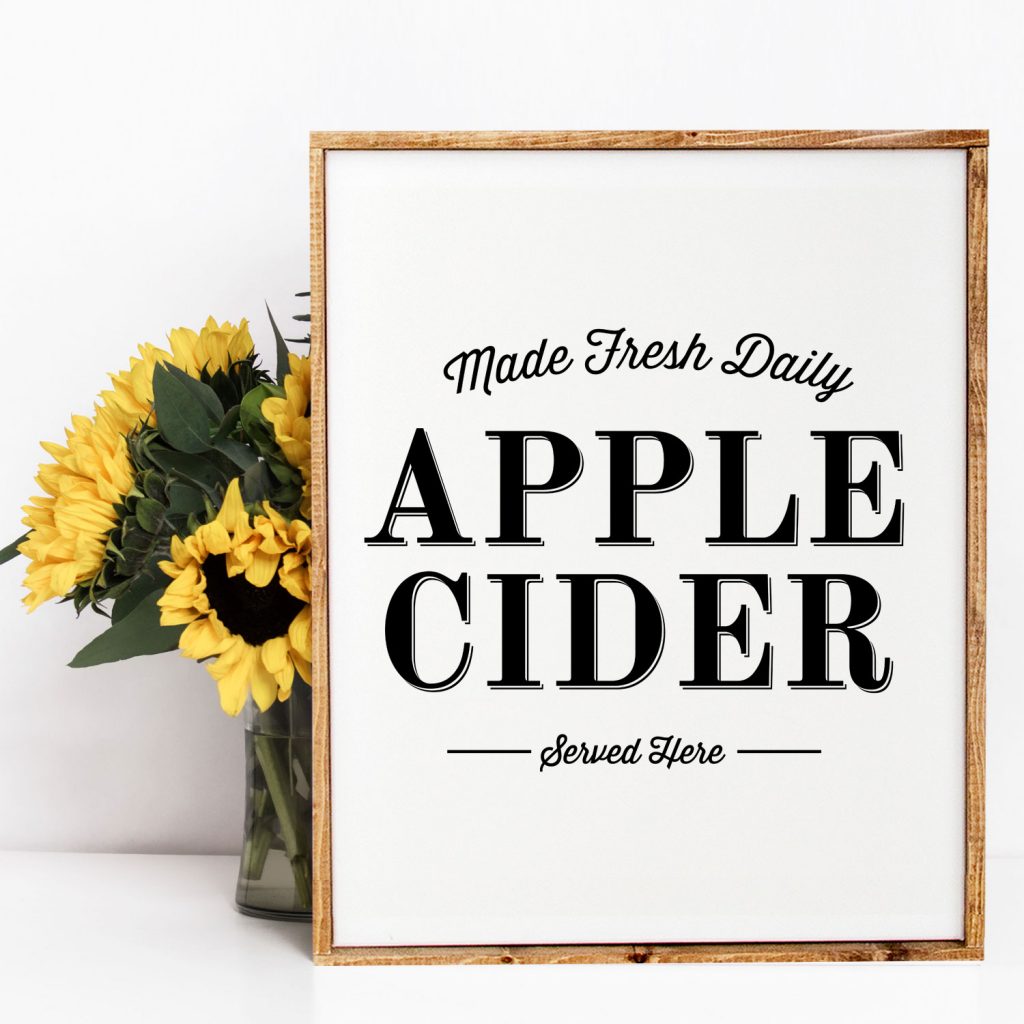 Fresh Apple Cider Art Print – Southbound Market