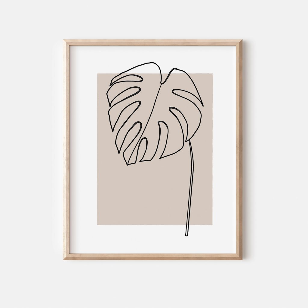 Line Art Botanical II Art Print – Southbound Market
