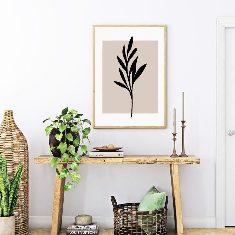 Neutral Botanical III Art Print – Southbound Market