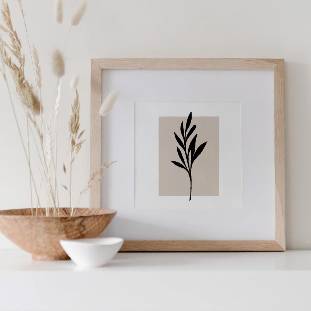 Neutral Botanical III Art Print – Southbound Market